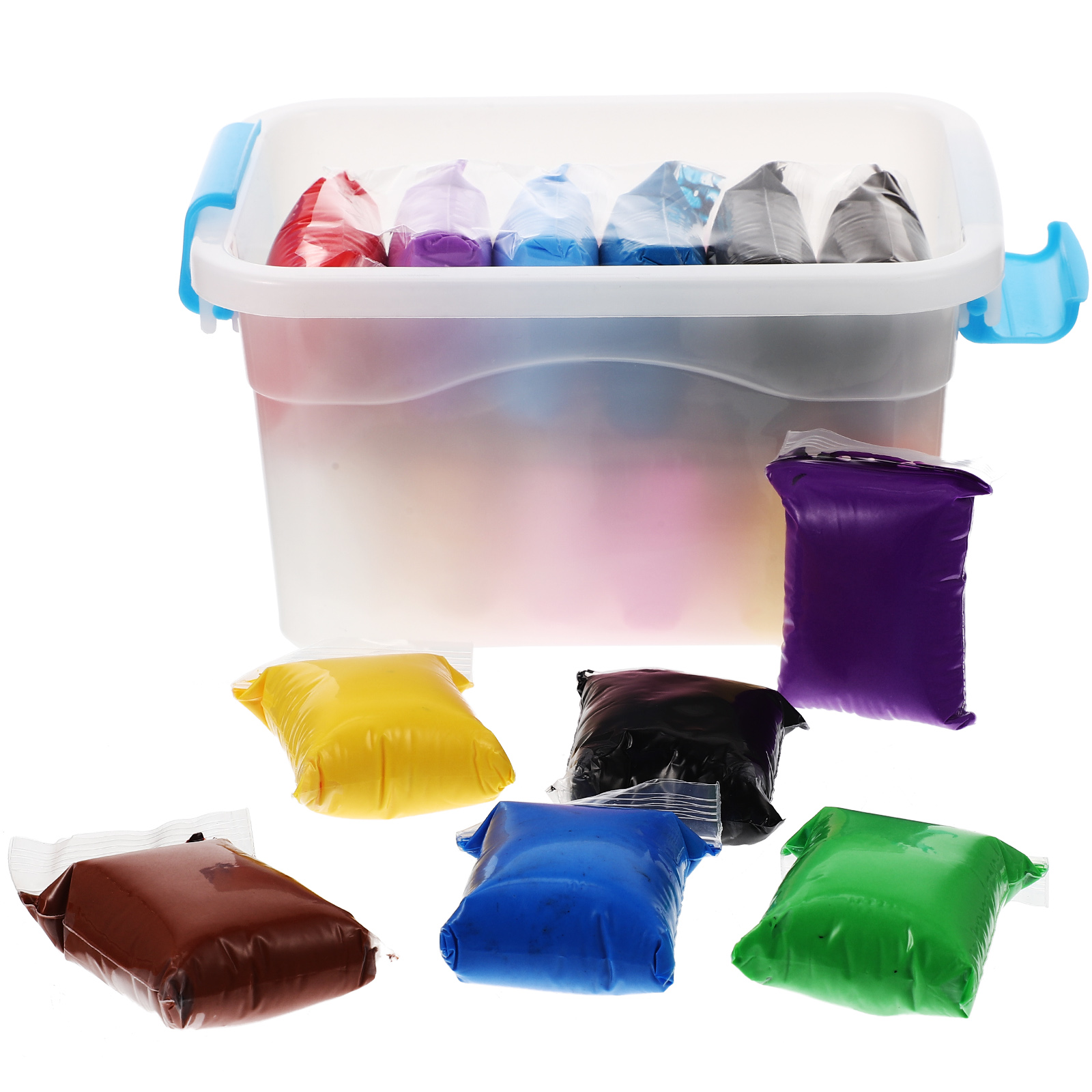 1 Set DIY Clay Craft Kit DIY Colorful Polymer Clay Modeling Clay kit ...