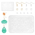 1 Set DIY Dangle Earring Making with Pendant Silicone Molds Iron Jump ...