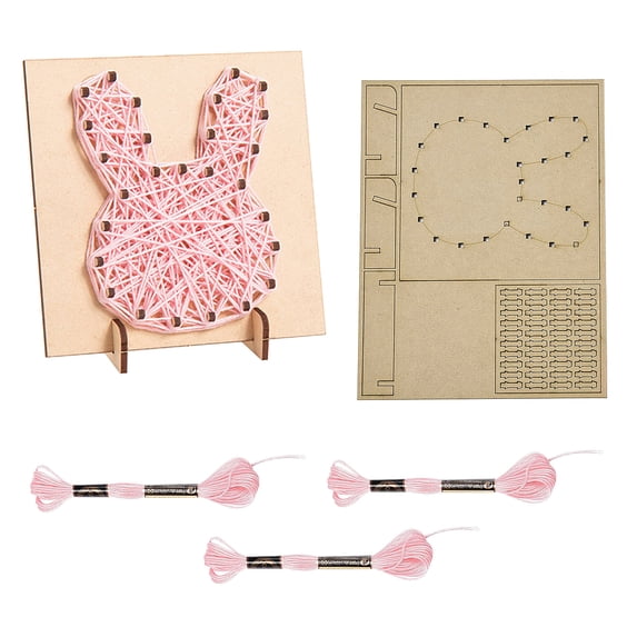 1 Set DIY String Art Kit Arts and Crafts for Including Wooden Stencil ...