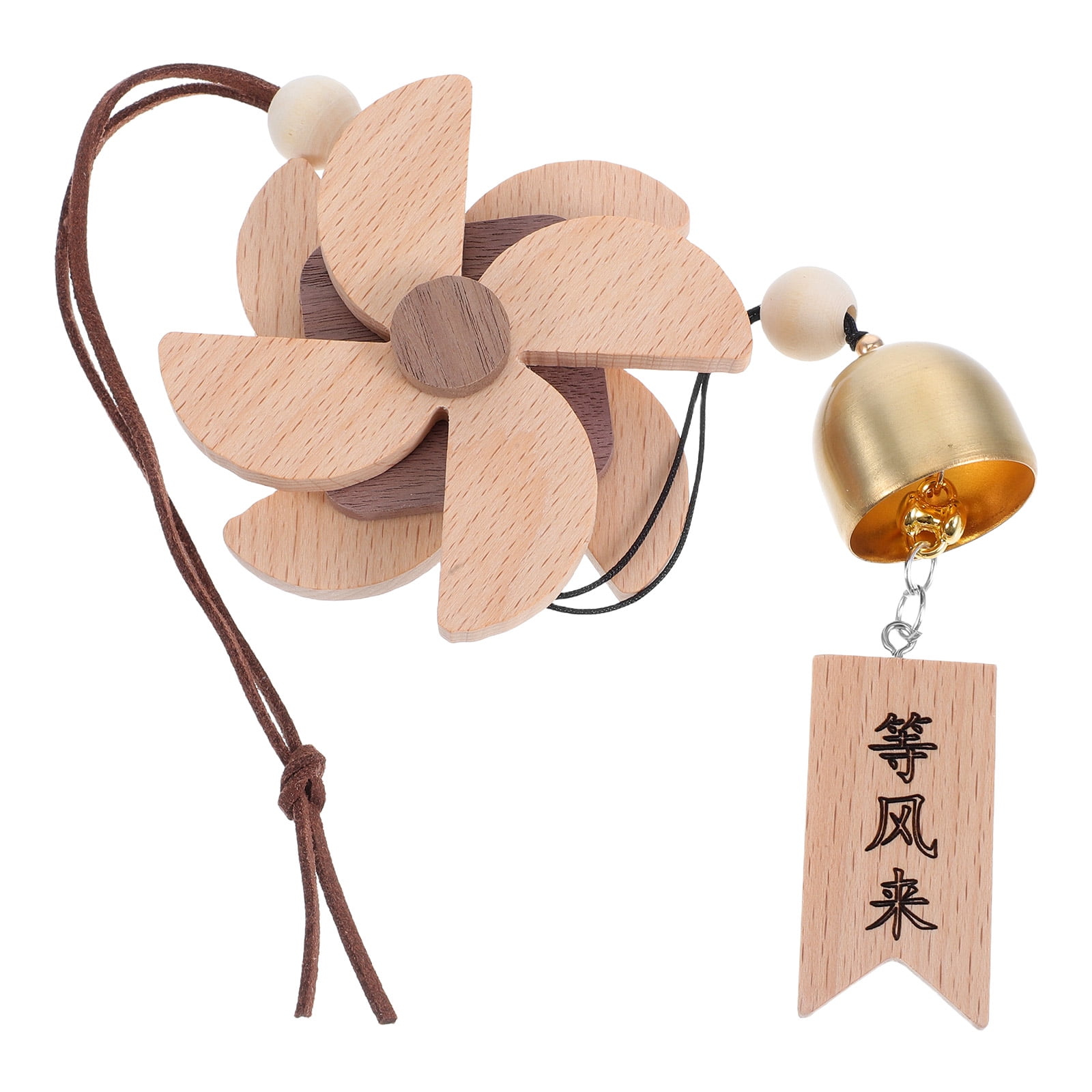 1 Set DIY Wooden Wind Chime Kit for Kids Copper Chinese Feng Shui ...