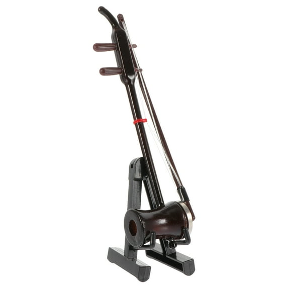 1 Set Decorative Erhu Model Wooden Miniature Erhu Instrument Miniature ...