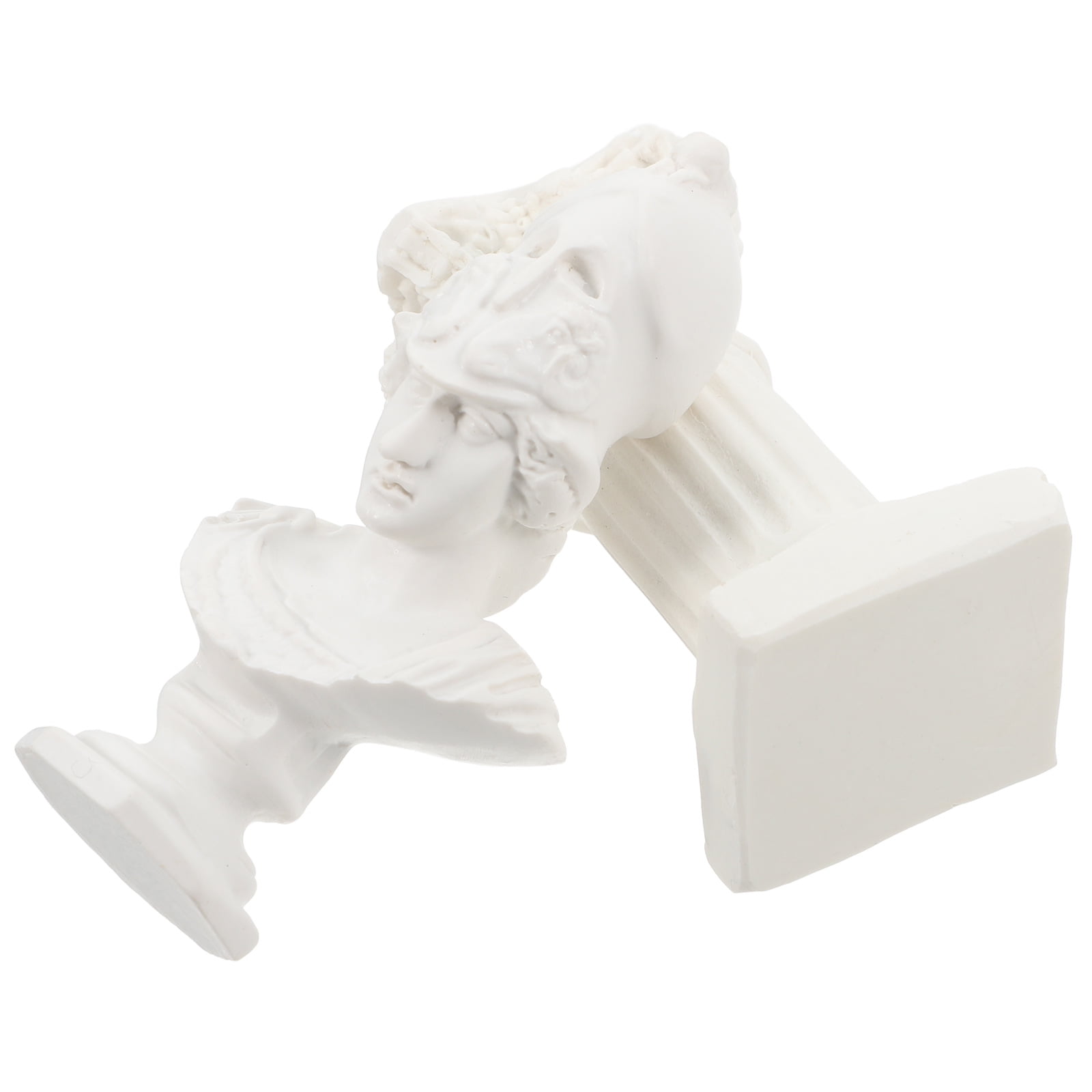 1 Set Delicate Resin Roman Column Character Statue Greek Roman Column ...