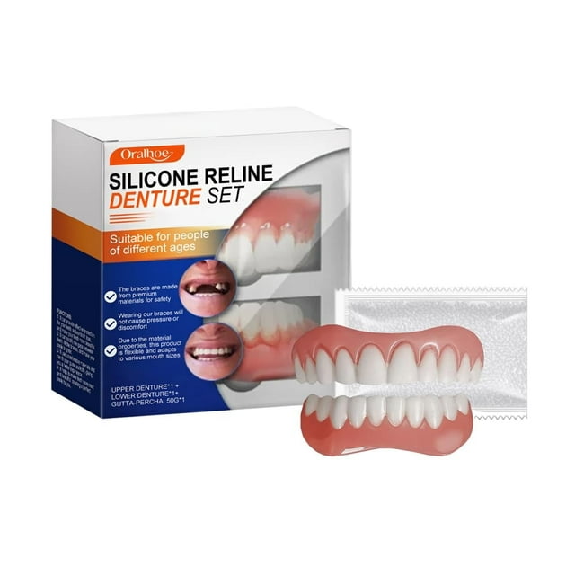 1 Set Denture Silicone Reline Kit, Greatfit Denture Silicone Reline Kit ...