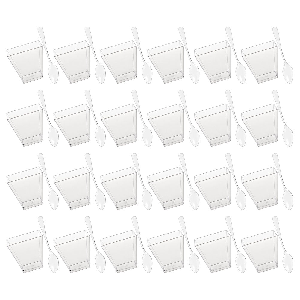 1 Set Dessert Cups Plastic Dessert Cups Appetizer Cups Pudding ...