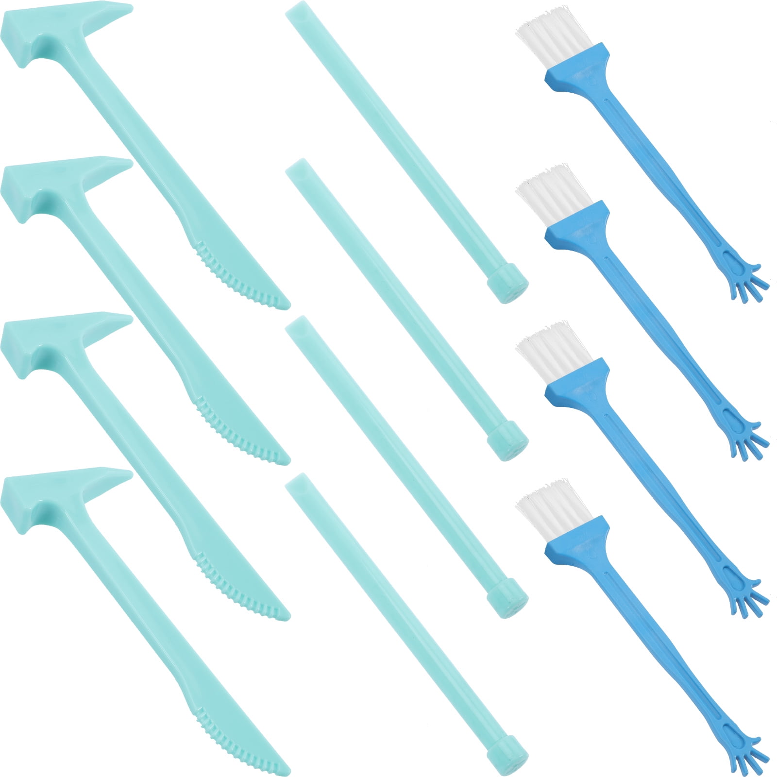 1 Set Digging Tools Excavation Toy Small Digging Brush Chisel Hammer ...