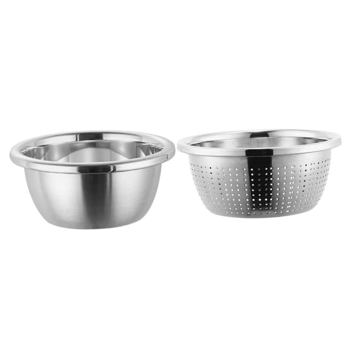 A 1 Set Dish Basin Colander Big Hole Wash Basin Basket Strainer ...