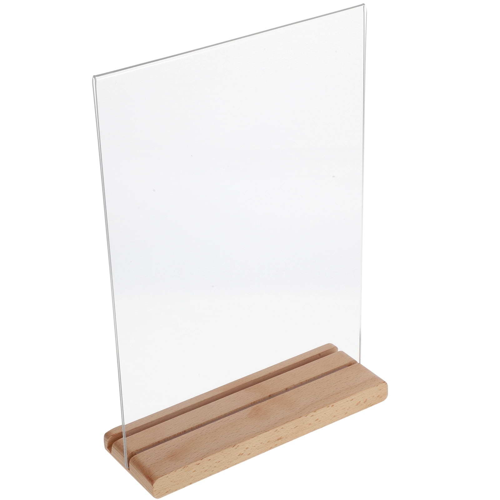 1 Set Display Stand Table Top Sign Holder Acrylic Sign Holder Vertical ...