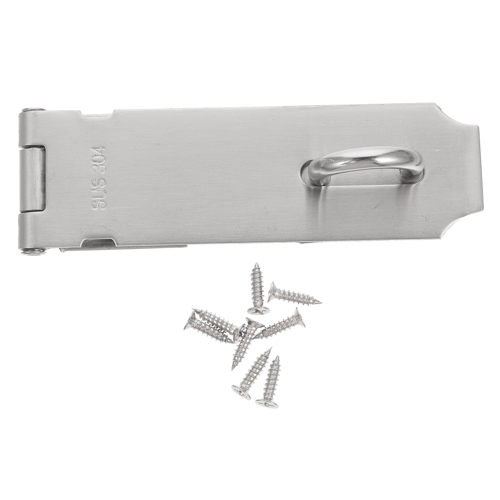 1 Set Door Locks Hasp Latch Stainless Steel Clasp Hasp Safety Gate Lock ...