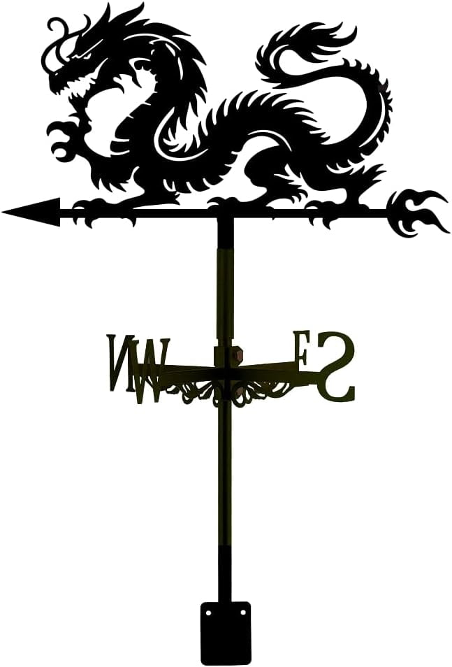 1 Set Dragon Weather Vane Dragon Metal Weathervane Wind Vanes for ...