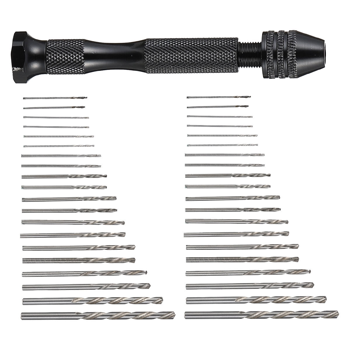 unbranded 1 Set Drill with Drill Bits Set Manual Woodworking Drilling ...
