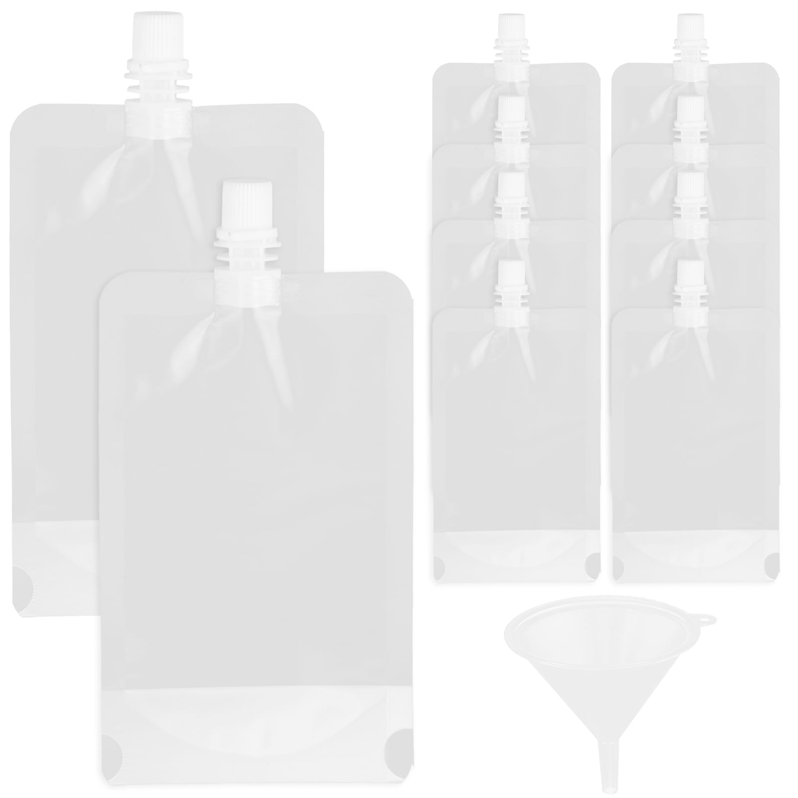 1 Set Drinks Flasks Leak Proof Alcohol Liquor Juice Pouches Bag Picnic ...