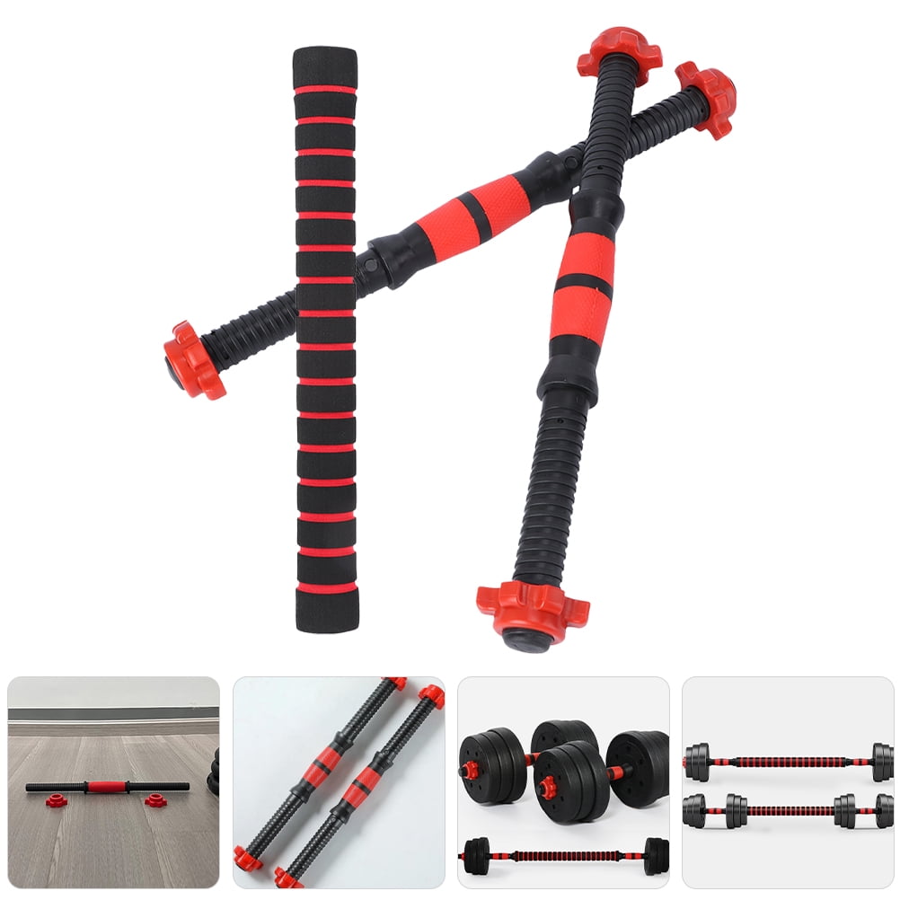 1 Set Dumbbell Connect Rod with Nuts Dumbbell Bar Barbell Connector ...
