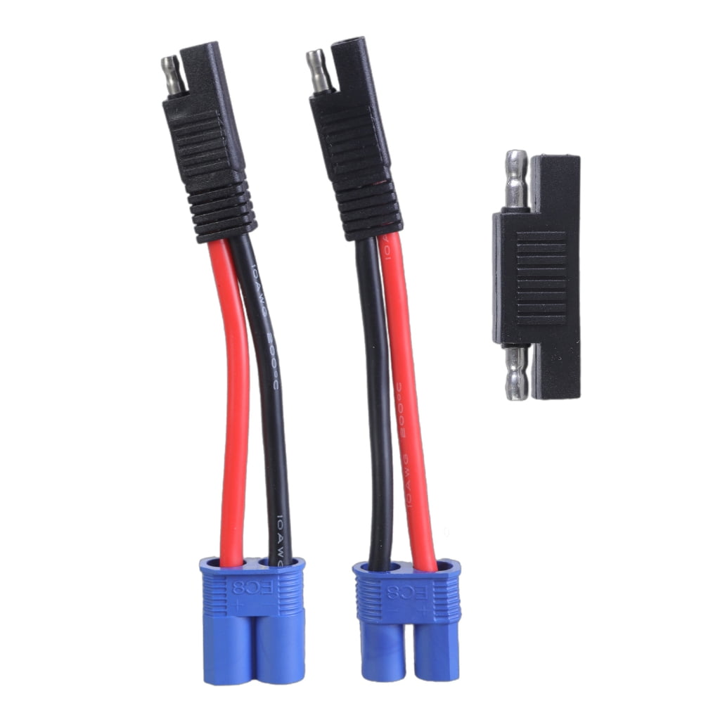 1 Set EC8 to SAE Adapter Cable 10AWG Silicone Wire Line For Car ESC ...
