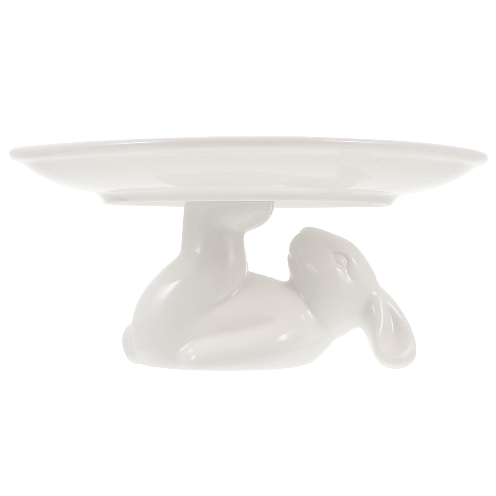 1 Set Easter Bunny Cake Stand Ceramic Tray Holder for Cupcakes and ...