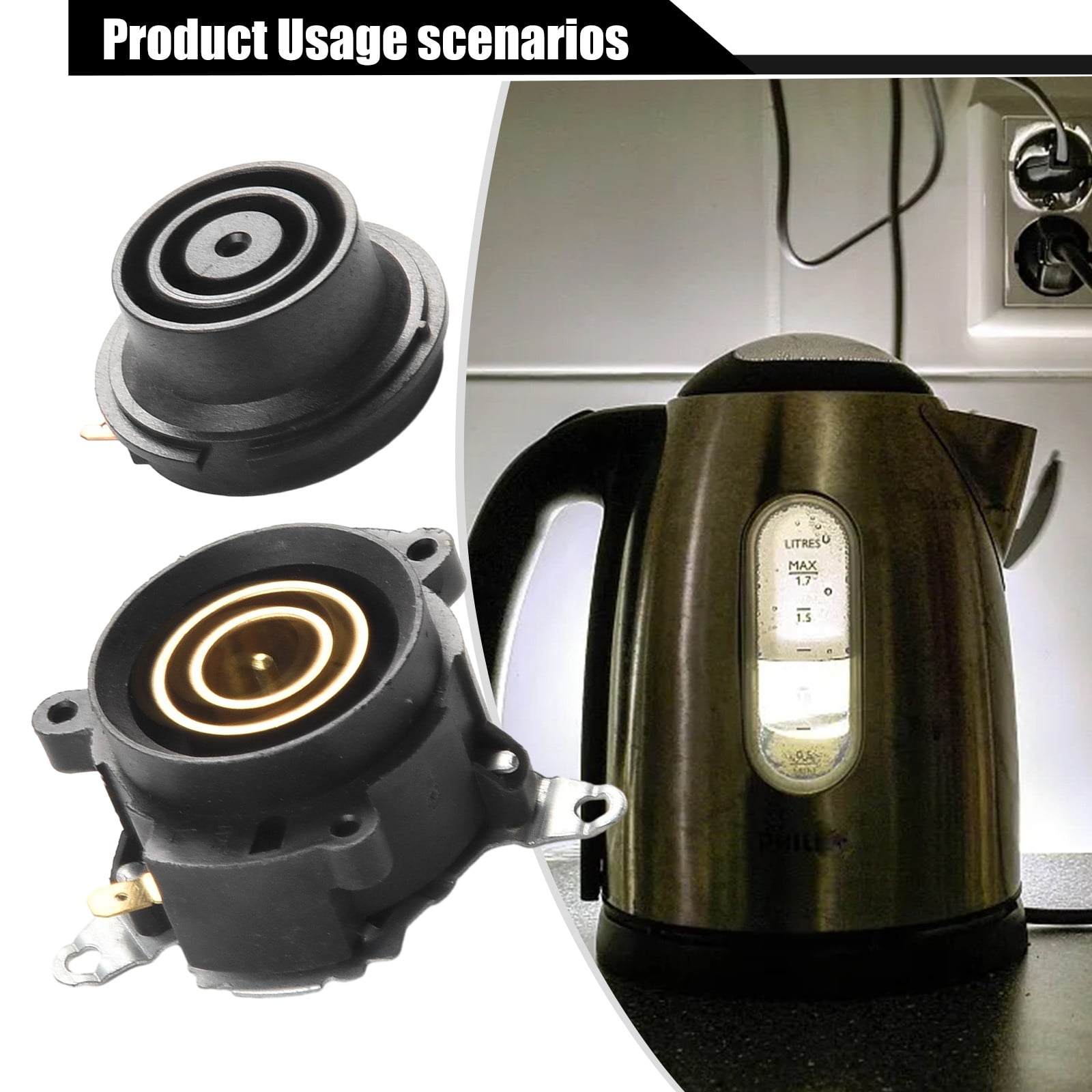 1 Set Electric Kettle Accessory Coupler Temperature Control Connecting ...