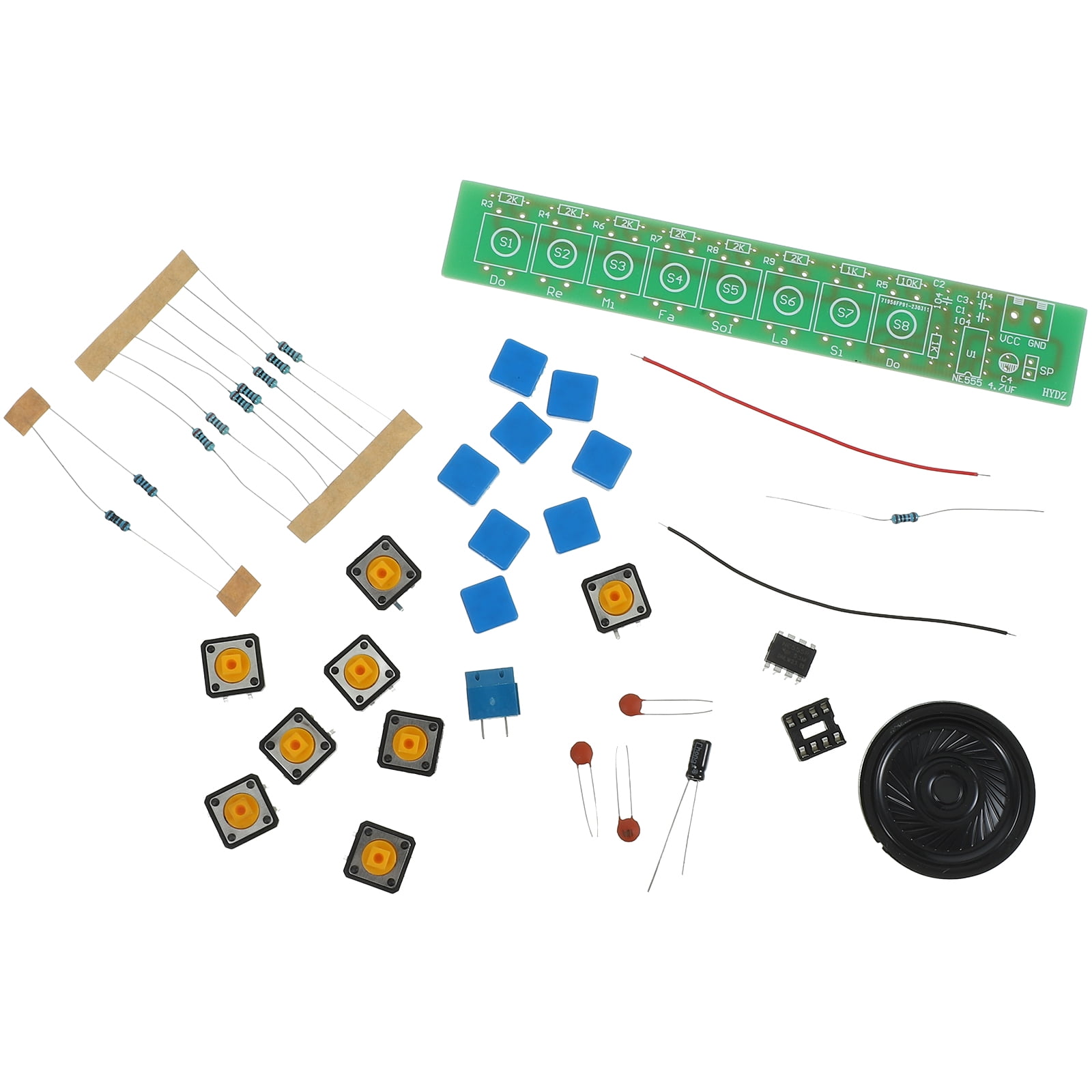 1 Set Electric Organ DIY Kit NE555 Organ Module Soldering Board DIY ...