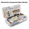 1 Set Electronic Component Starter Kit with Box 830 Breadboard Cable ...
