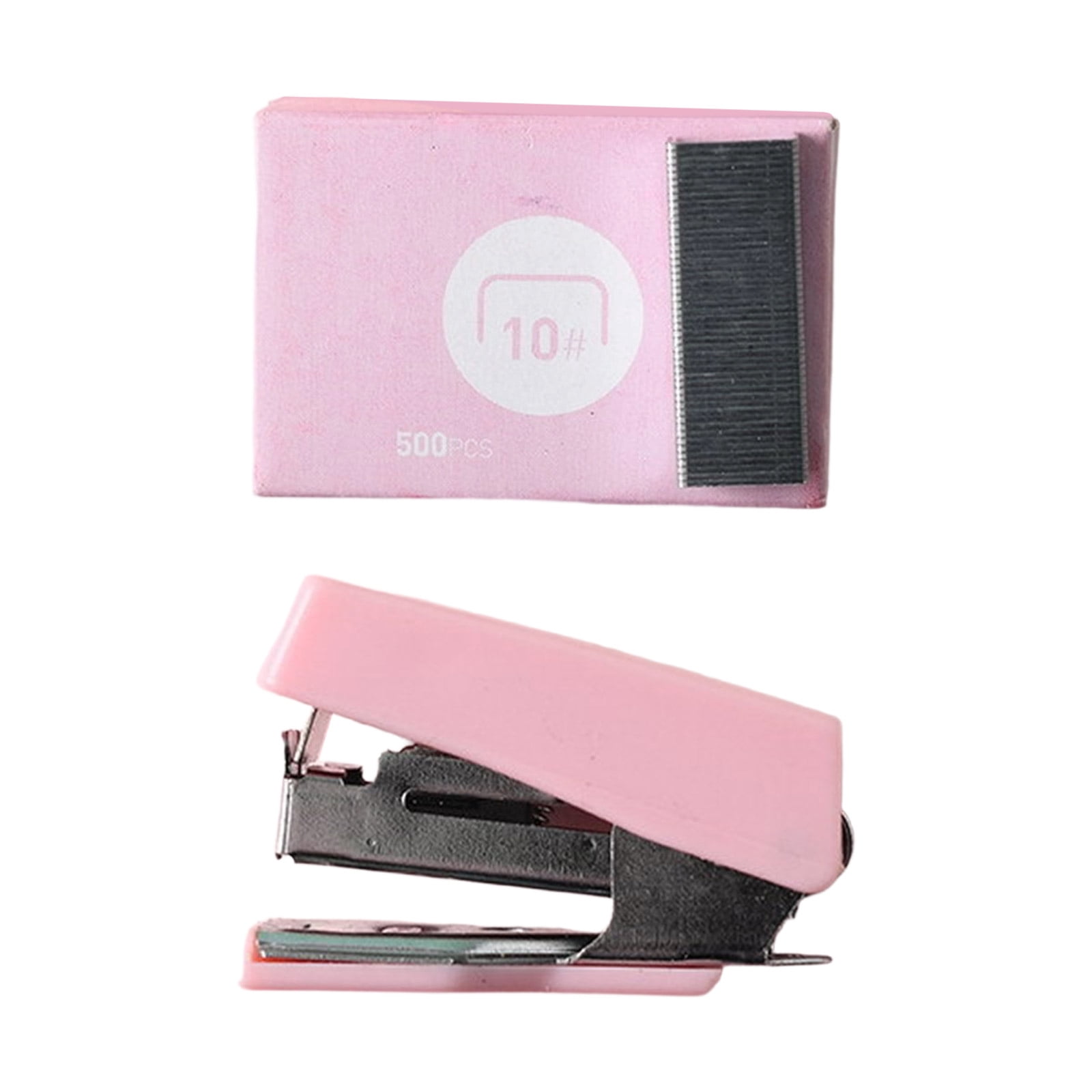 1 Set Ergonomic Stapler Plastic Small Stapler with Staple Easy to Carry ...