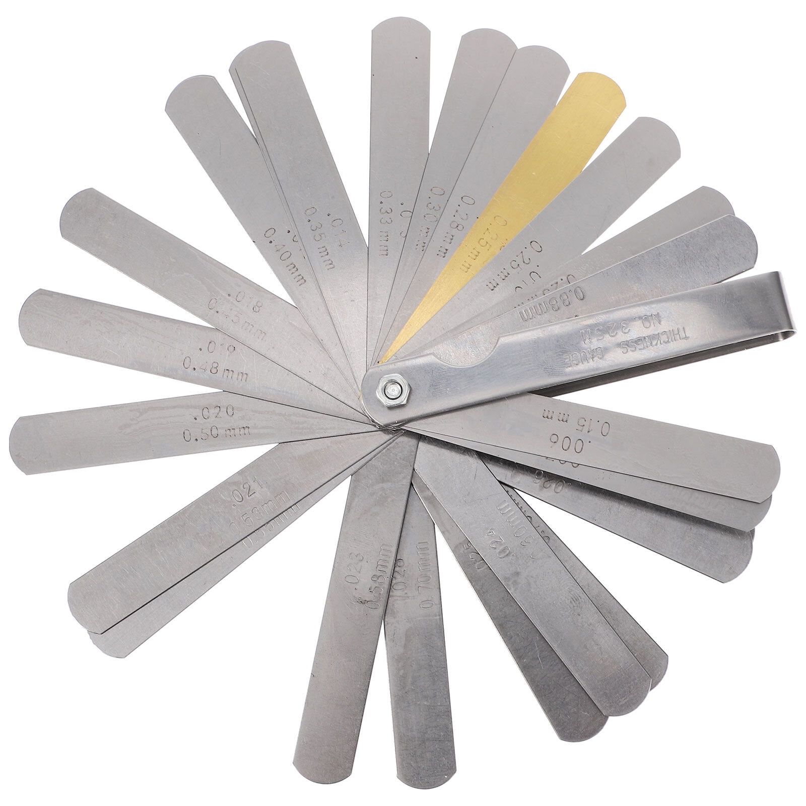 1 Set Feeler Gauge Thickness Gauge Valve Thickness Gauge Gap Measuring ...