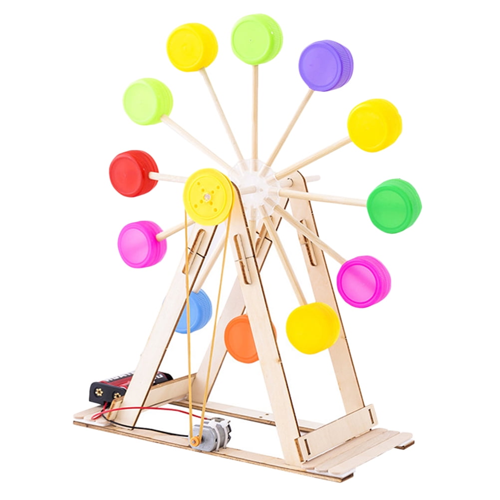 1 Set Ferris Wheel Models DIY Children Model Toys Wooden Model for Kids ...