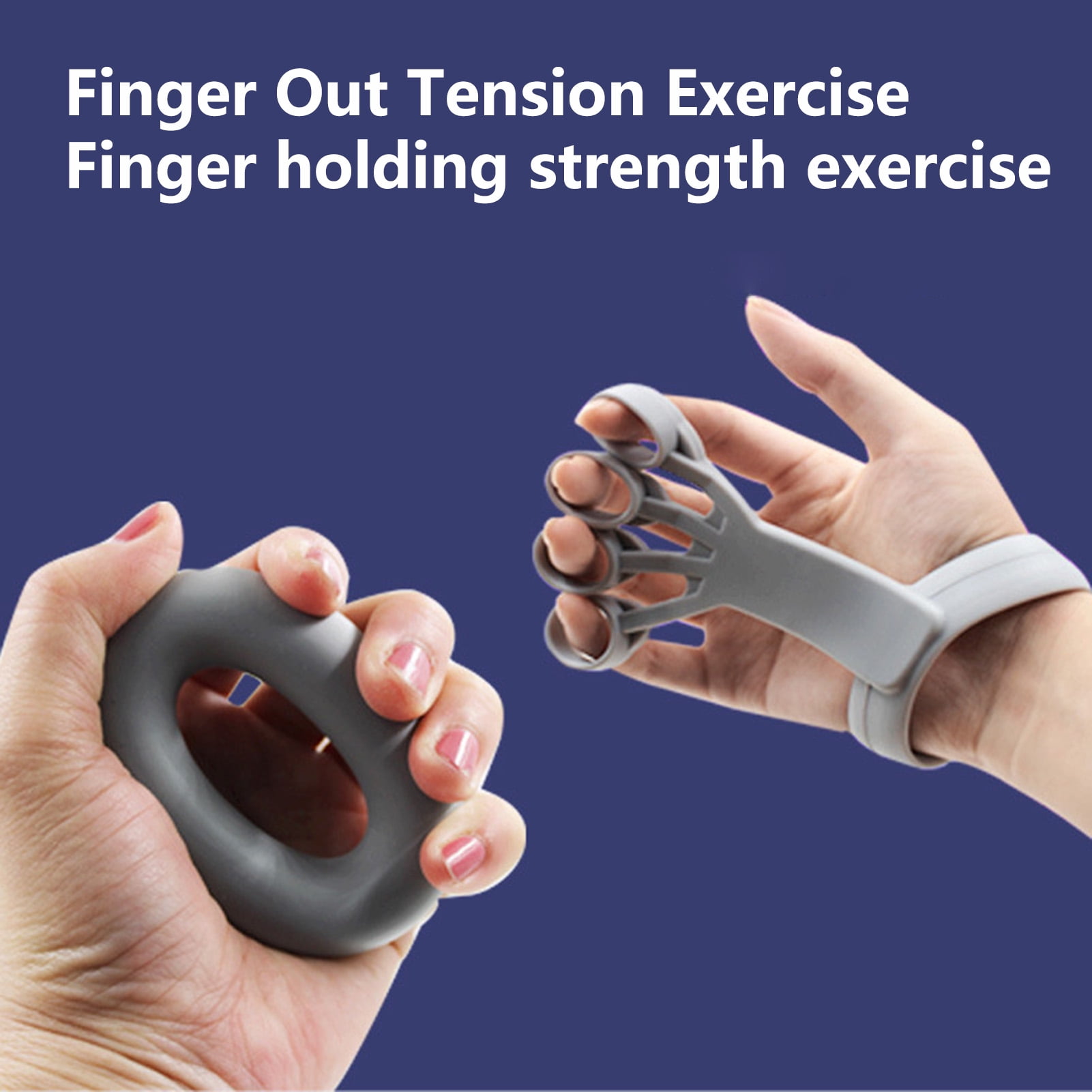 1 Set Finger Strength Trainer Ergonomics High Elasticity Strengthen ...