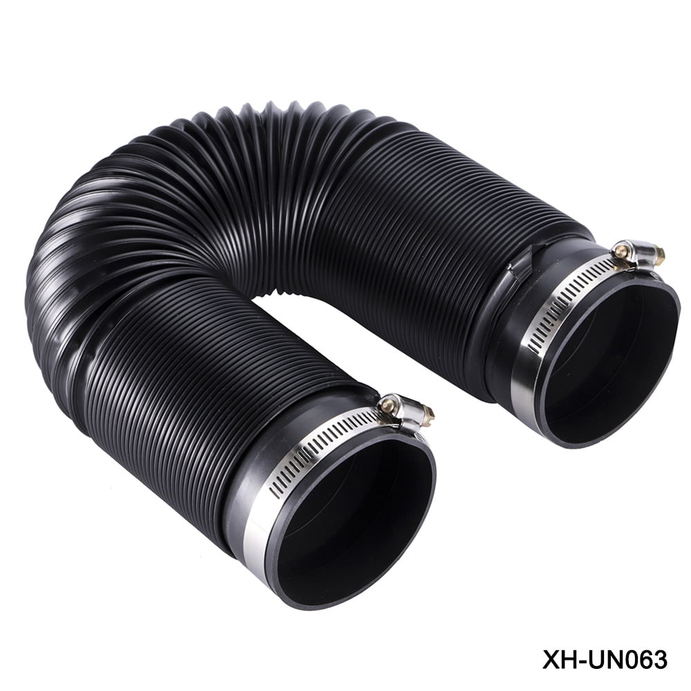 1 Set Flexible Cold Air Intake Hose Tube Universal Adjustable Car Air ...