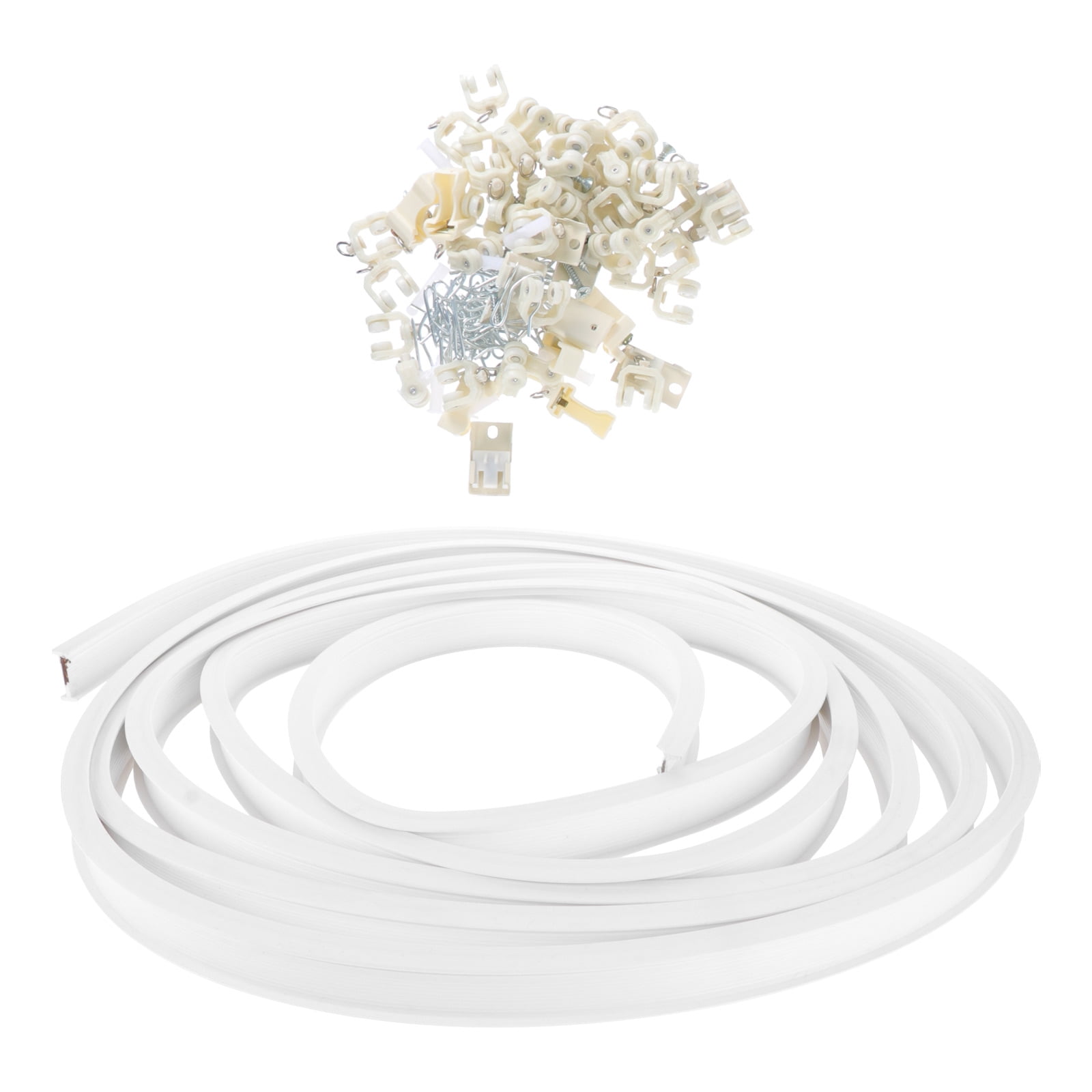 1 Set Flexible Curtain Track Bendable Curtain Track Ceiling Curtain ...