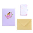 1 Set Flower Butterfly Charm Paper Card 3D Greeting Card Set with ...