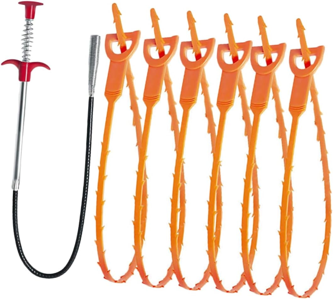 1 Set Four-jaw Dredge Pipe Tool Sink Cleaner Sewer Pipe Cleaner Tool ...