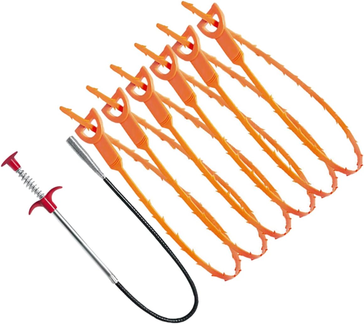 1 Set Four-jaw Dredge Sink Pipe Cleaners Pipe Unclogger Hair Set ...
