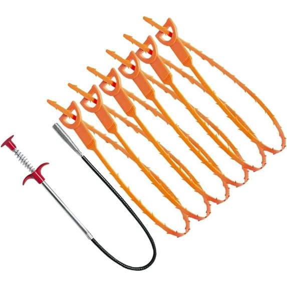 1 Set Four-jaw Dredge Sink Pipe Cleaners Pipe Unclogger Hair Set ...