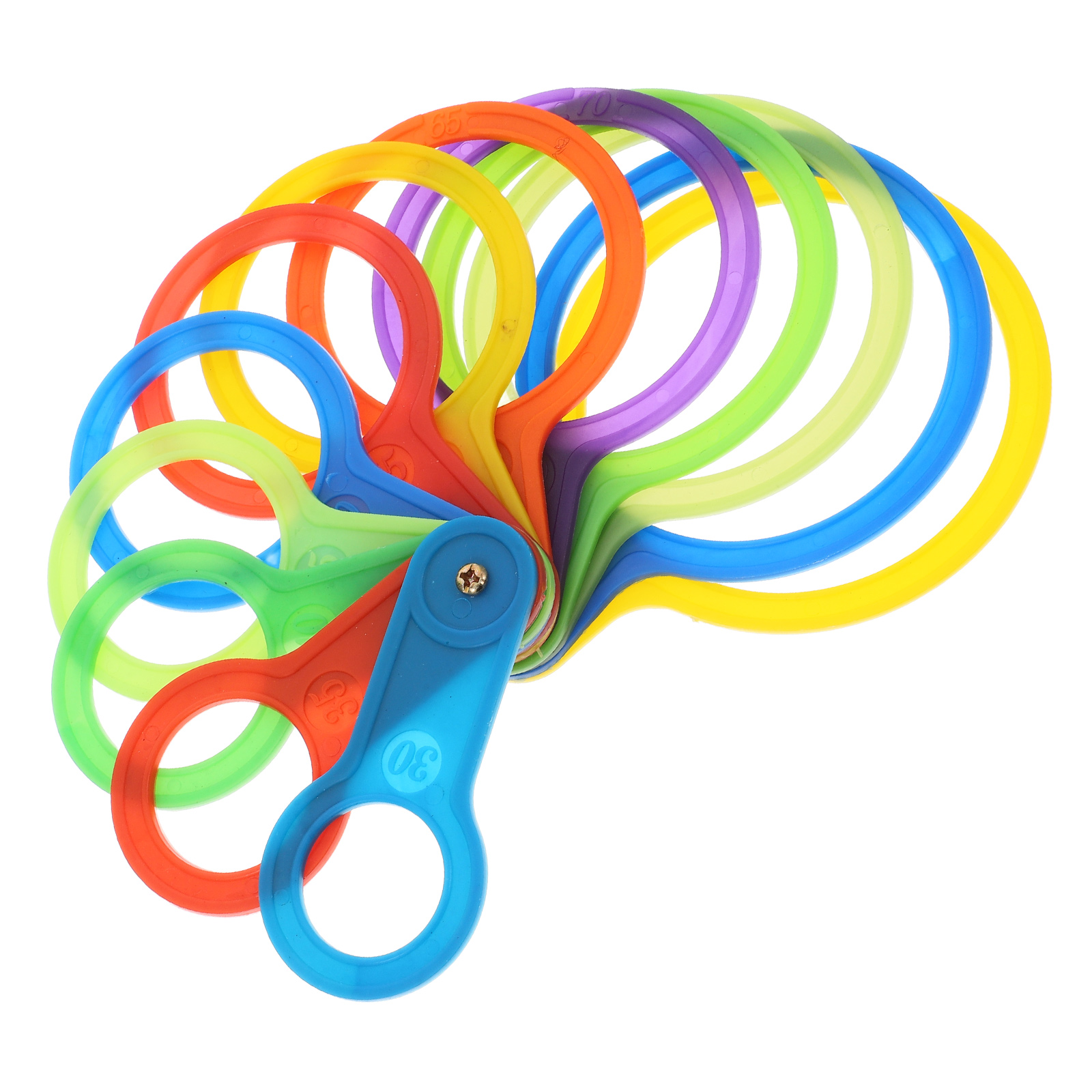 1 Set Fruit Grading Circle Fruit And Vegetable Diameter Gauge Ruler ...