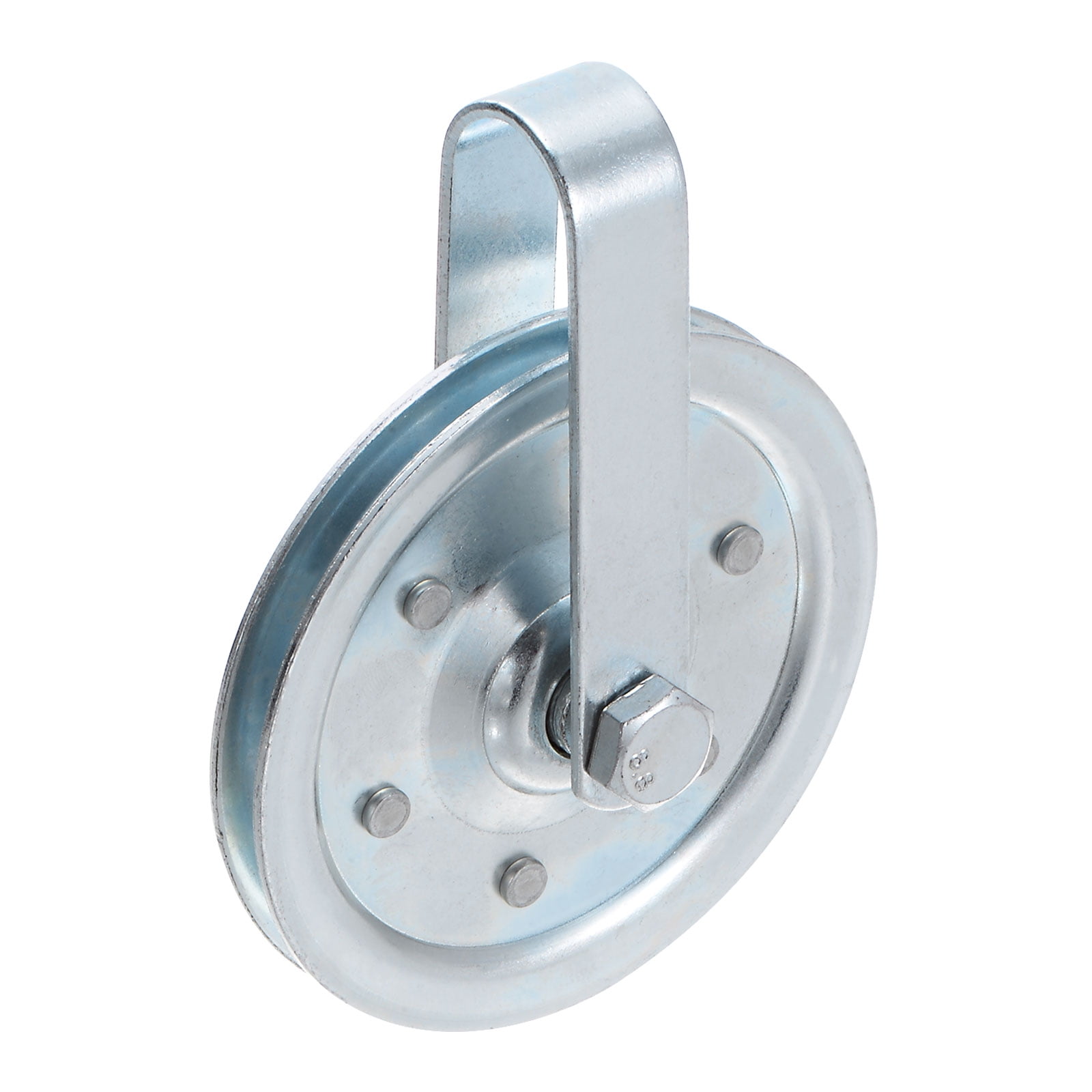 1 Set Garage Door Pulley 108mm 4" OD Garage Cable Pulley, Silver Tone ...