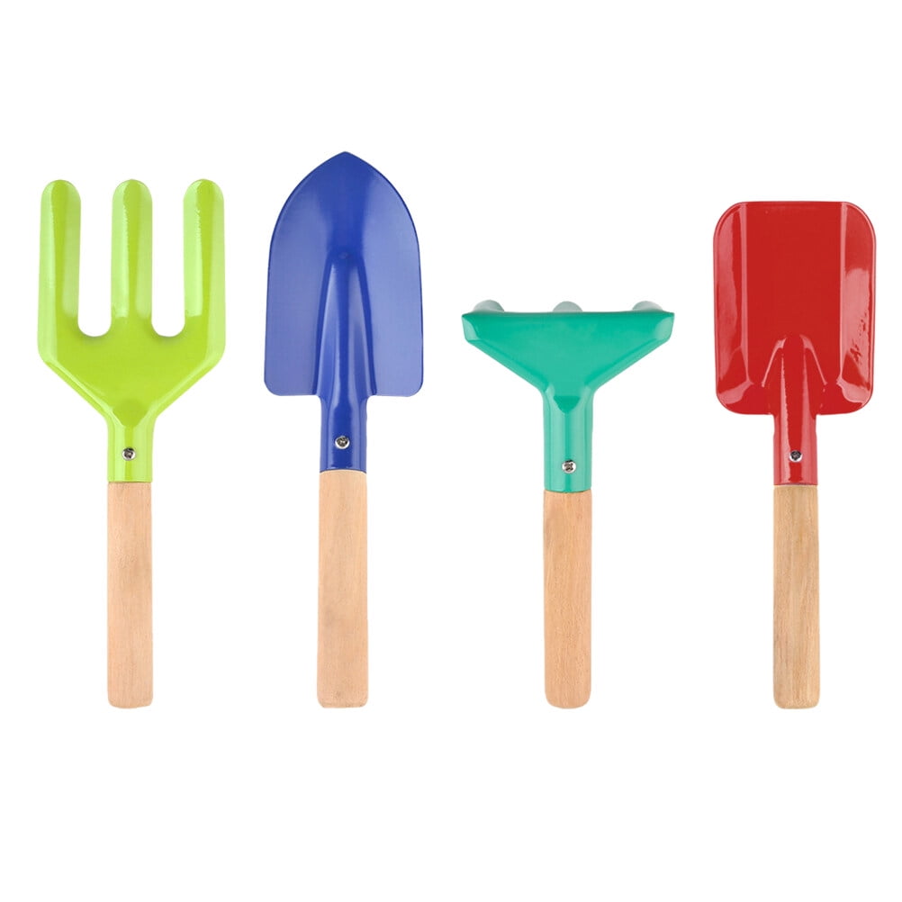 1 Set Garden Digging Tools Kids Garden Tools with Rake Fork Shovel and ...