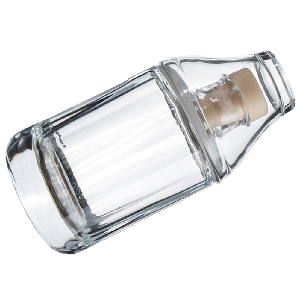 1 Set Glass Liquor Bottle with Cup Empty Spirit Bottle Mini Clear ...