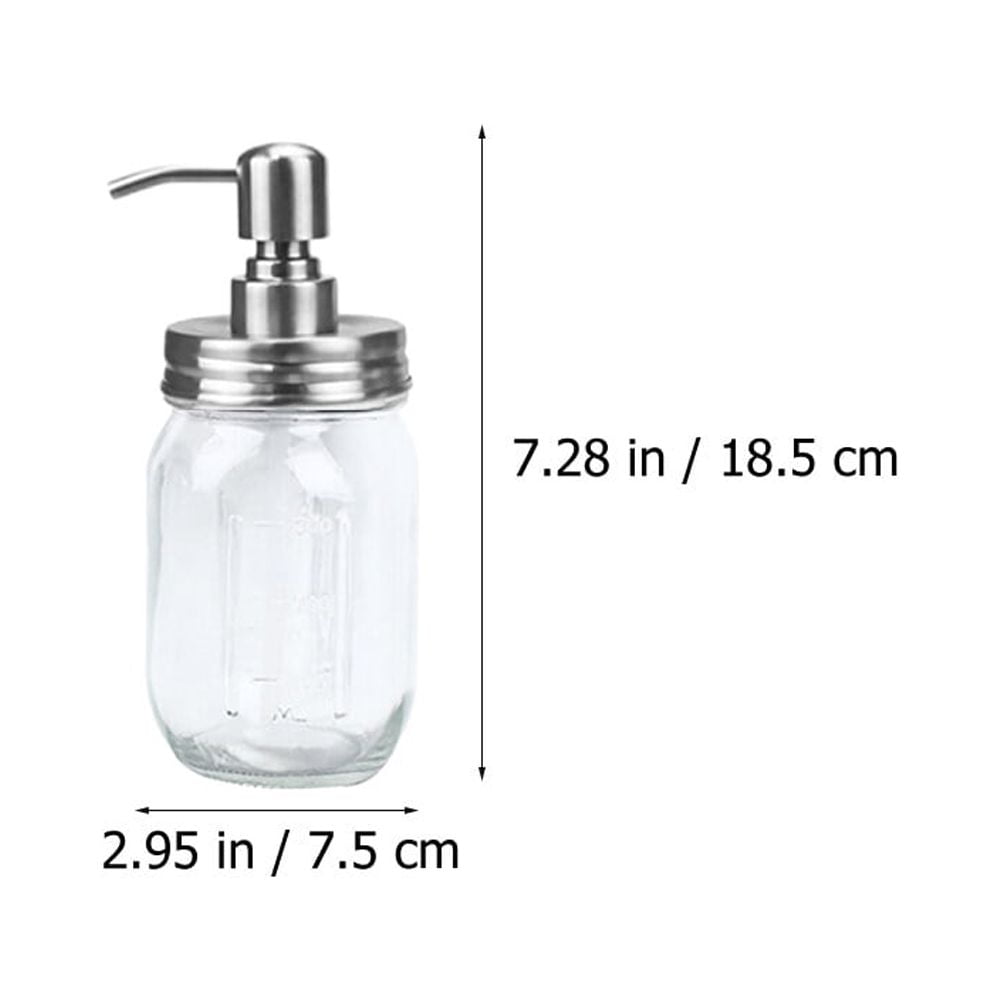 1 Set Glass Sanitary Ware Lotion Bottle Toothbrush Cup Gargle Cups Swab ...