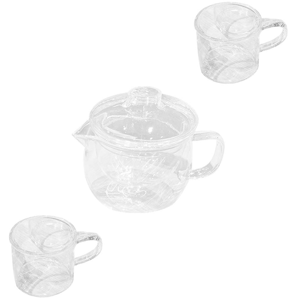 1 Set Glass Teapot Tea Pot Loose Tea Pot Small Tea Pot Tea Kettle ...