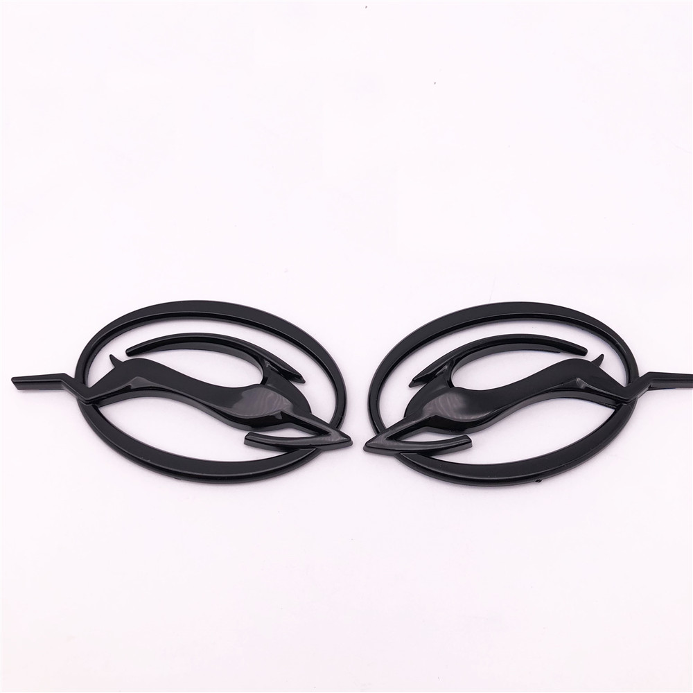 1 Set Glossy Black For Flying Impala Deer Car Fender Side Left And ...