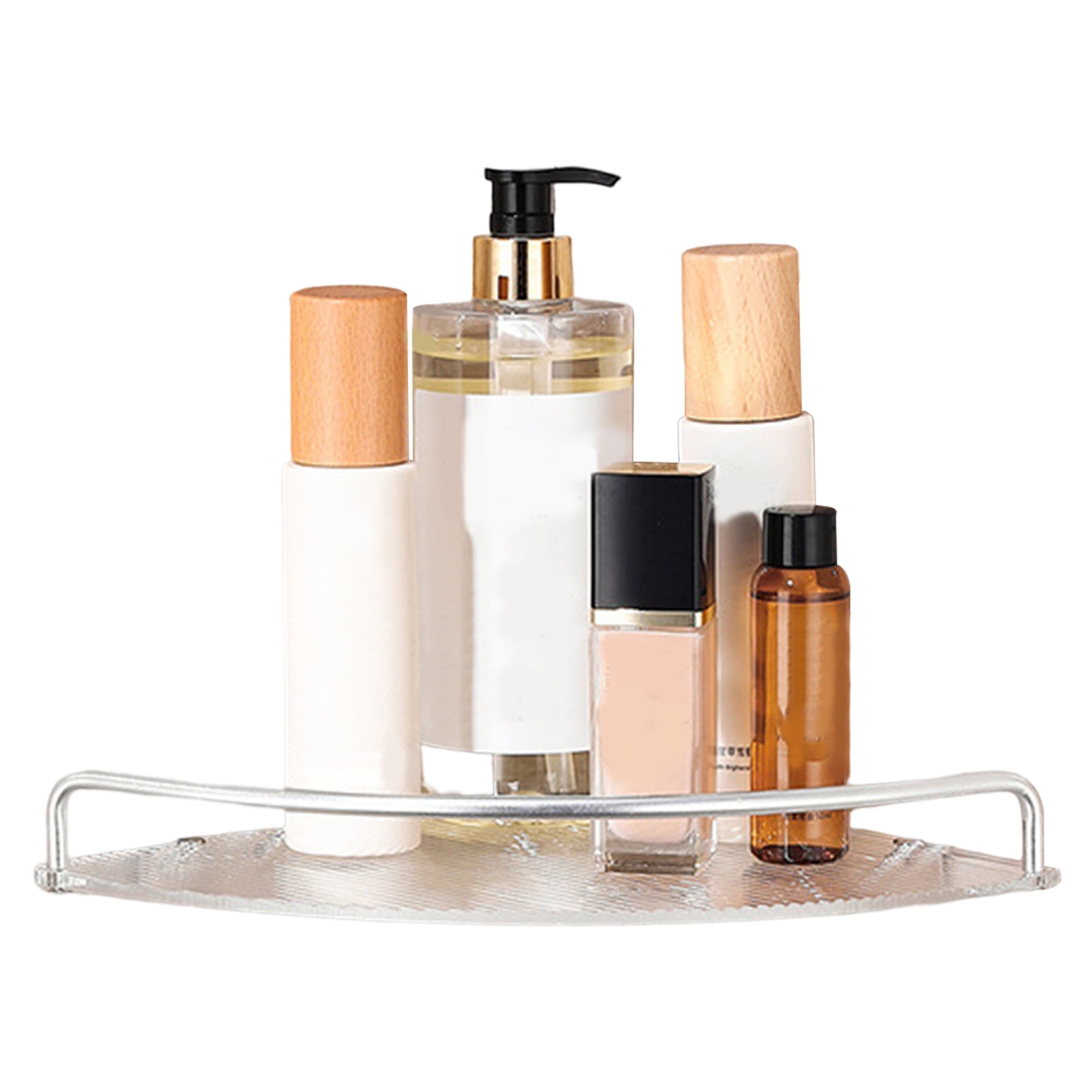 1 Set Golden Floating Shelf with Towel Bar - Stylish Diamond Corner ...