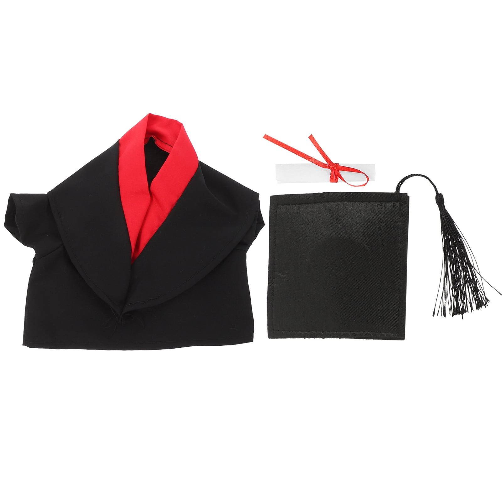 1 Set Graduation Bear Costume Cap Gown Outfit for Bear Doll Stuffed ...