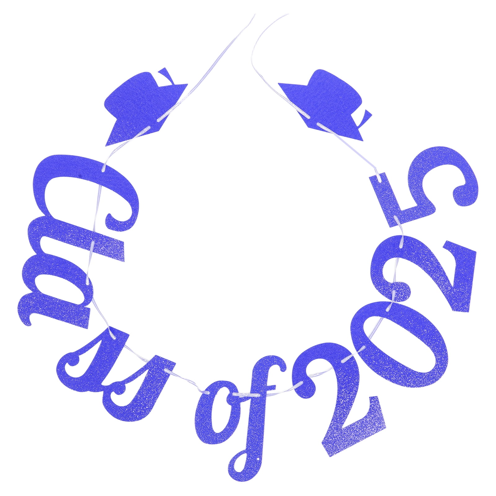 GOOHOCHY Blue Graduation Banner for Yard and Party Decorations Made of ...