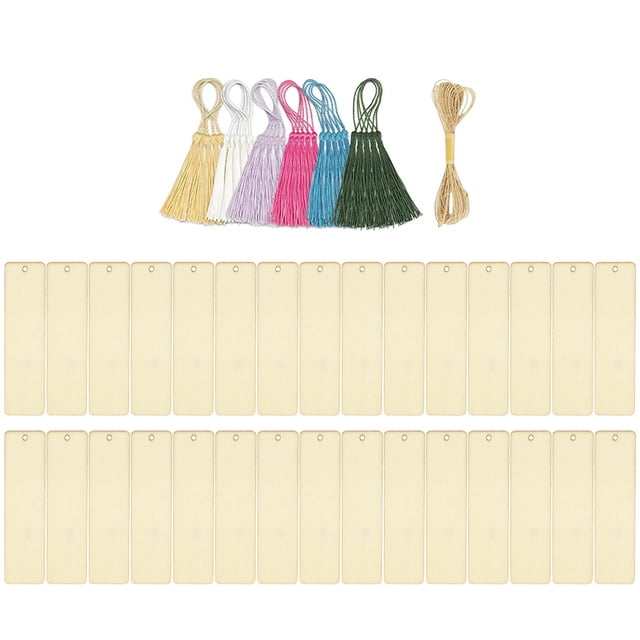 1 Set Graffiti Wooden Bookmarks Delicate Blank Bookmarks Diy Bookmarks ...