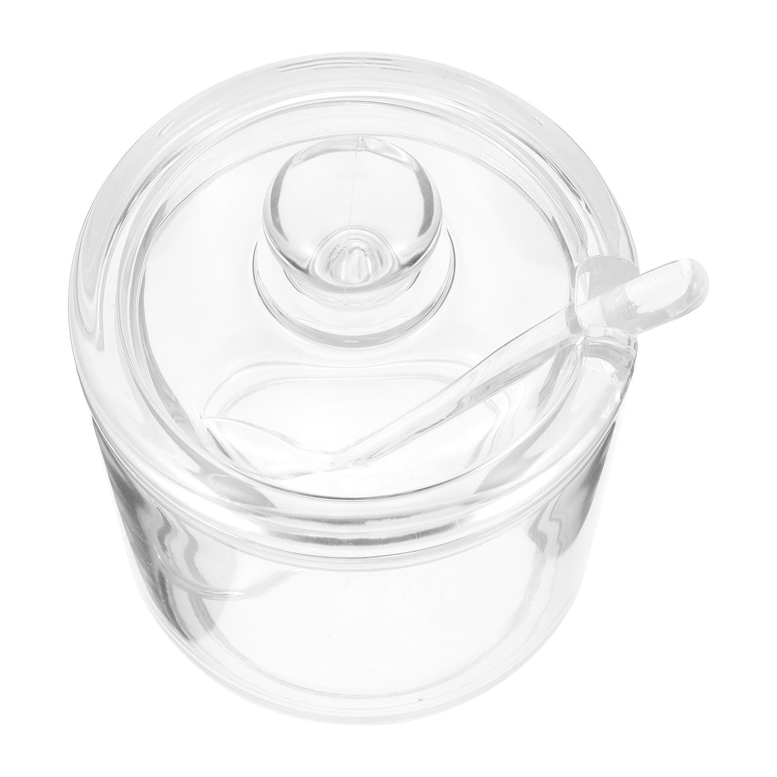 1 Set Granulated Sugar Jar Acrylic Household Salt Pot Sugar Bowl with ...