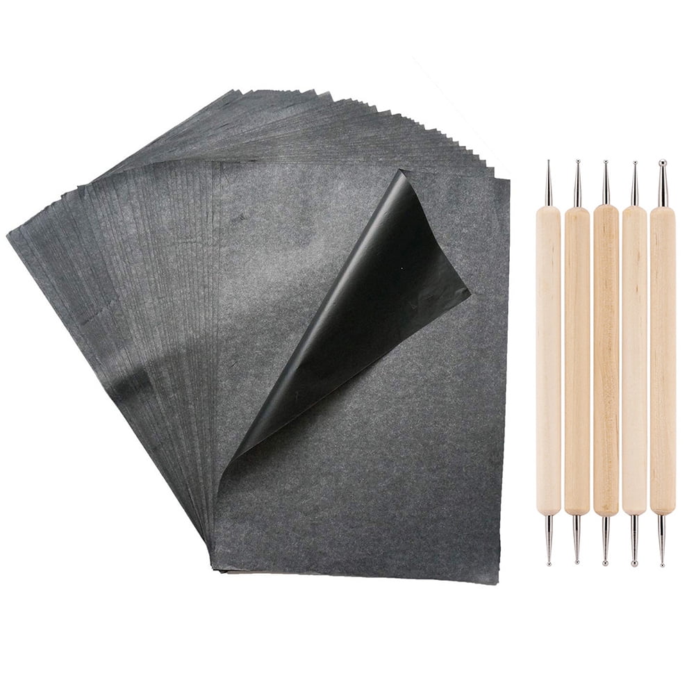 1 Set Graphite Carbon Transfer Paper Tracing Drawing Carbon Paper A4 ...