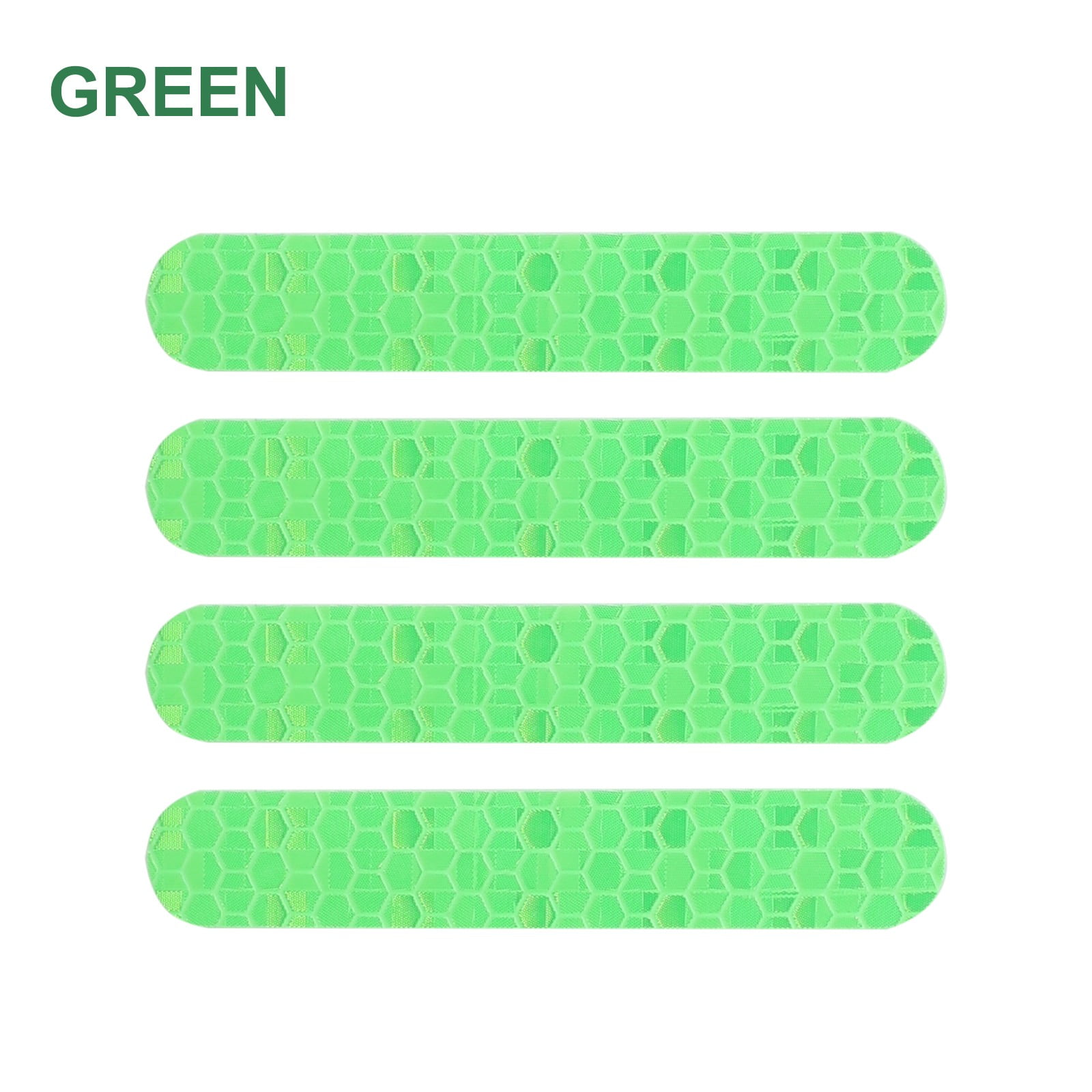 1 Set Green 3.34x2.36x0.51 inch Electric Scooter Anti-Cursor Reflective ...