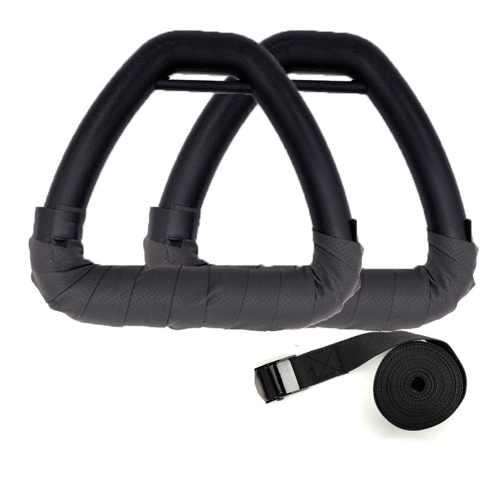 1 Set Gym Rings Ergonomics Sweat-Absorbed Strong Load-bearing Strength ...