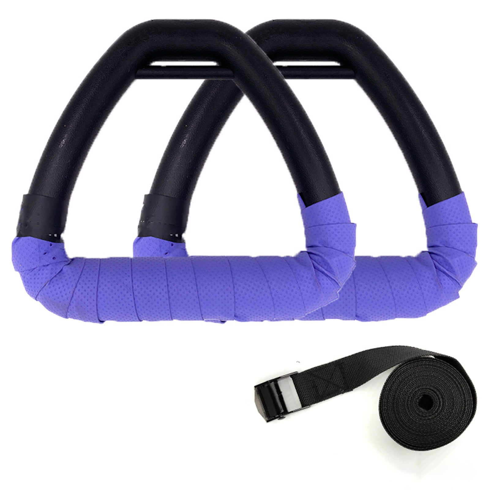 1 Set Gym Rings Ergonomics Sweat-Absorbed Strong Load-bearing Strength ...