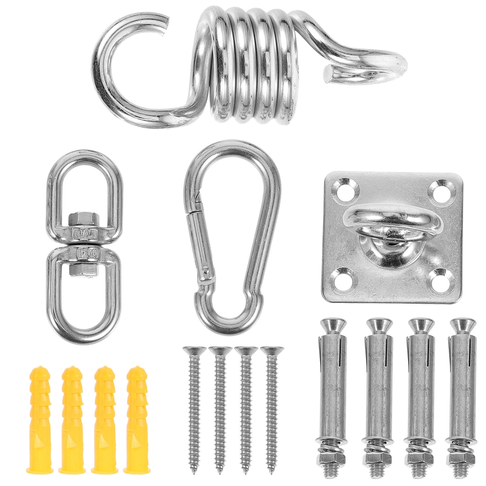 OUNONA Stainless Steel Heavy Duty Hammock Fixings with Rotating Snap ...