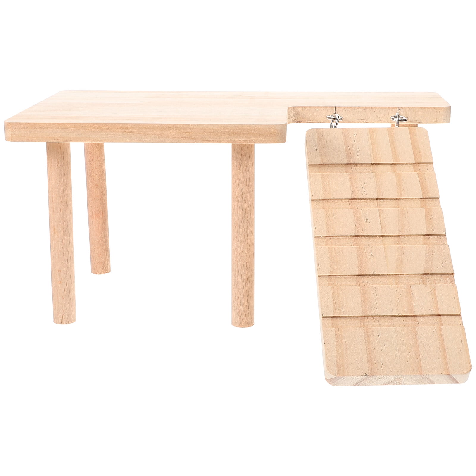 1 Set Hamster Ramp Platform Wooden Hamster Platform Toy Pet Cage ...