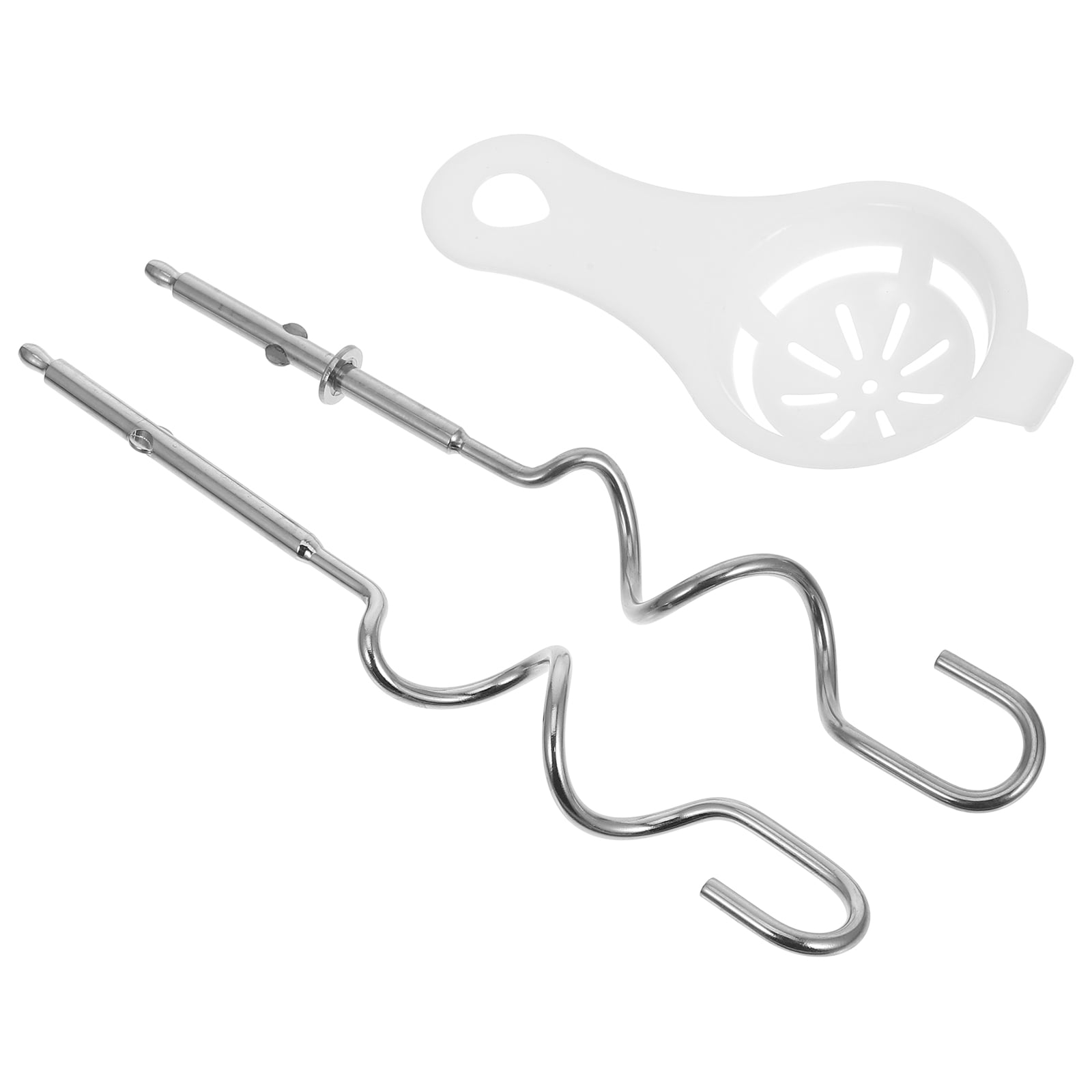 1 Set Hand Mixer Dough Hooks Replacement Kitchen Mixer Parts Stainless ...